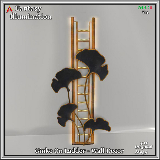 Second Life Marketplace Fantasy Illumination Ginko On Ladder Wall